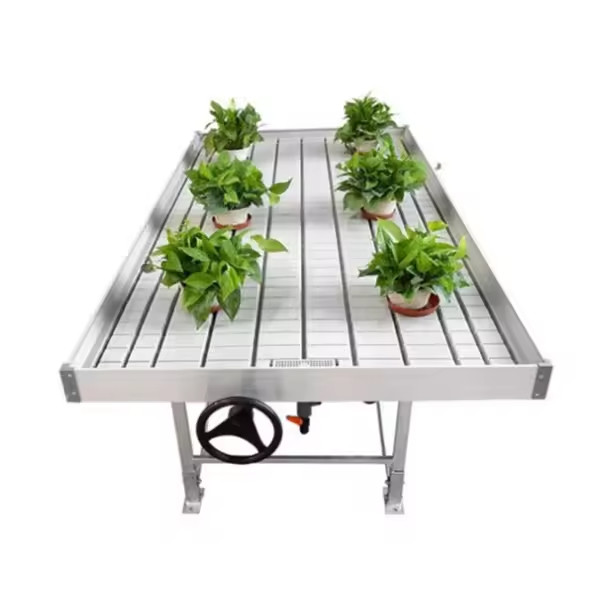 Greenhouse Ebb Flow Seedling Rolling Bench Grow Tables For Growing ...